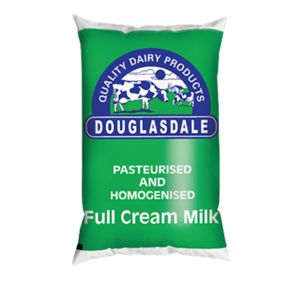 Douglasdale Milk Sachets 1L Full Cream - Bella Cheeza Deli